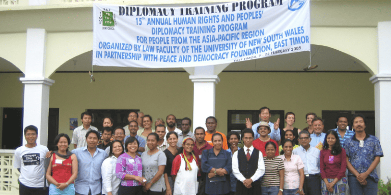 DTP Program Report: 2005 15th Annual Program, Timor-Leste | Diplomacy ...